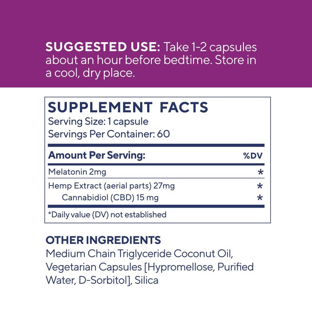 Elixinol CBD Sleep Capsules & Pills For Sleep